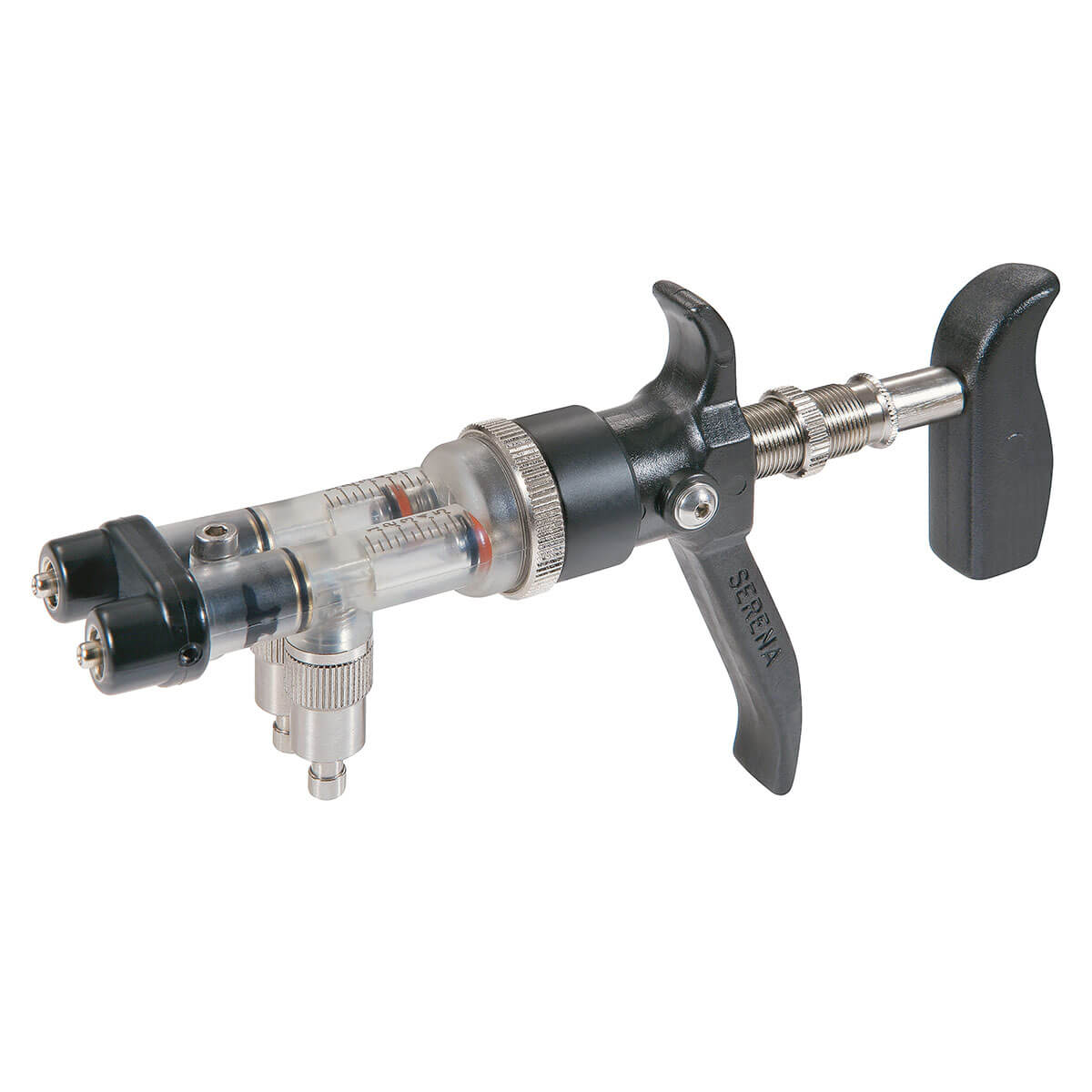 AUTOMATIC DOUBLE SYRINGE "SERENA" WITH TUBE 2ML - 2ML INDEPENDENT ...