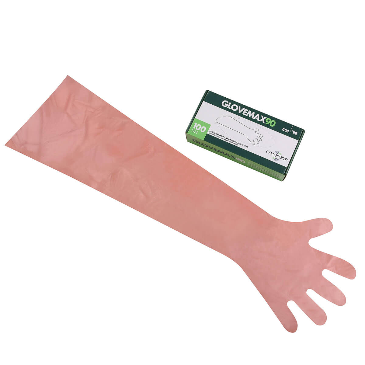 DISPOSABLE ARM LENGTH GLOVES "GLOVEMAX 90" (100) – Iaber innovation