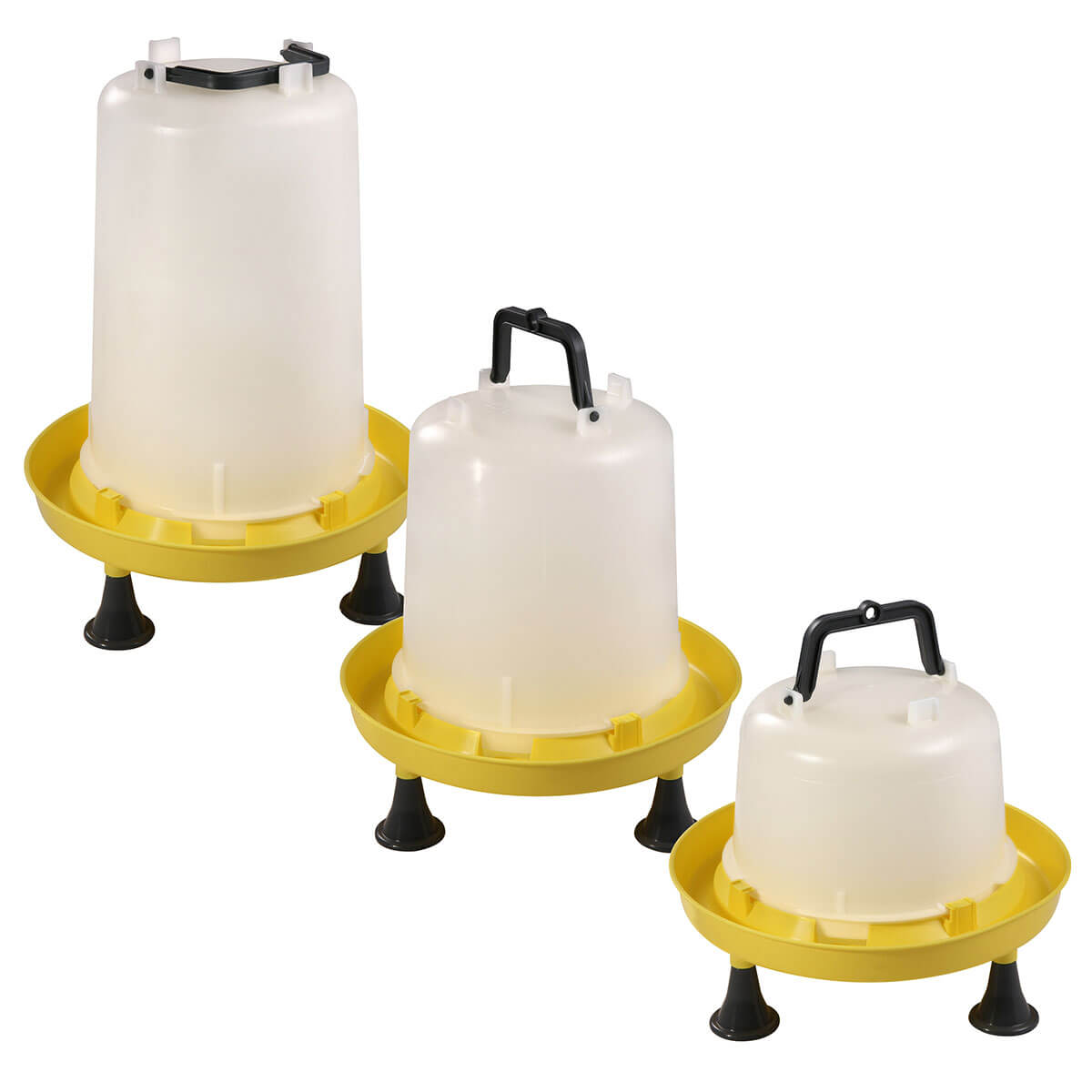PLASTIC POULTRY DRINKER WITH FILLING CAP, LEGS AND HANDLE – Iaber ...